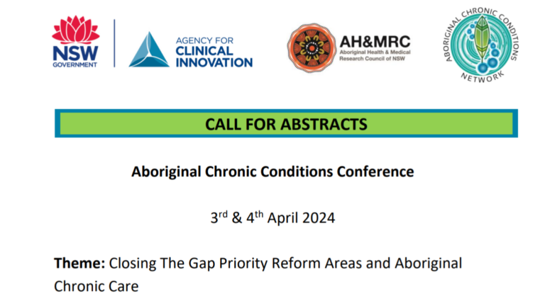 2024 Aboriginal Chronic Conditions Conference - AH&MRC