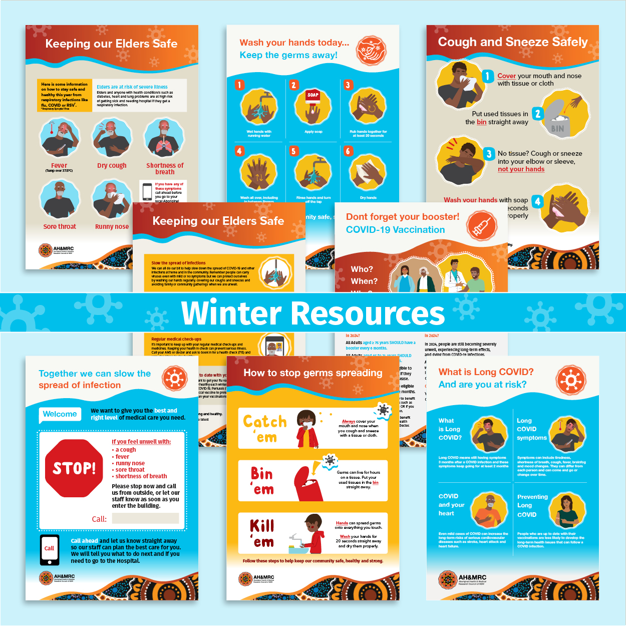 Winter Health Poster Bundle Pack | AH&MRC