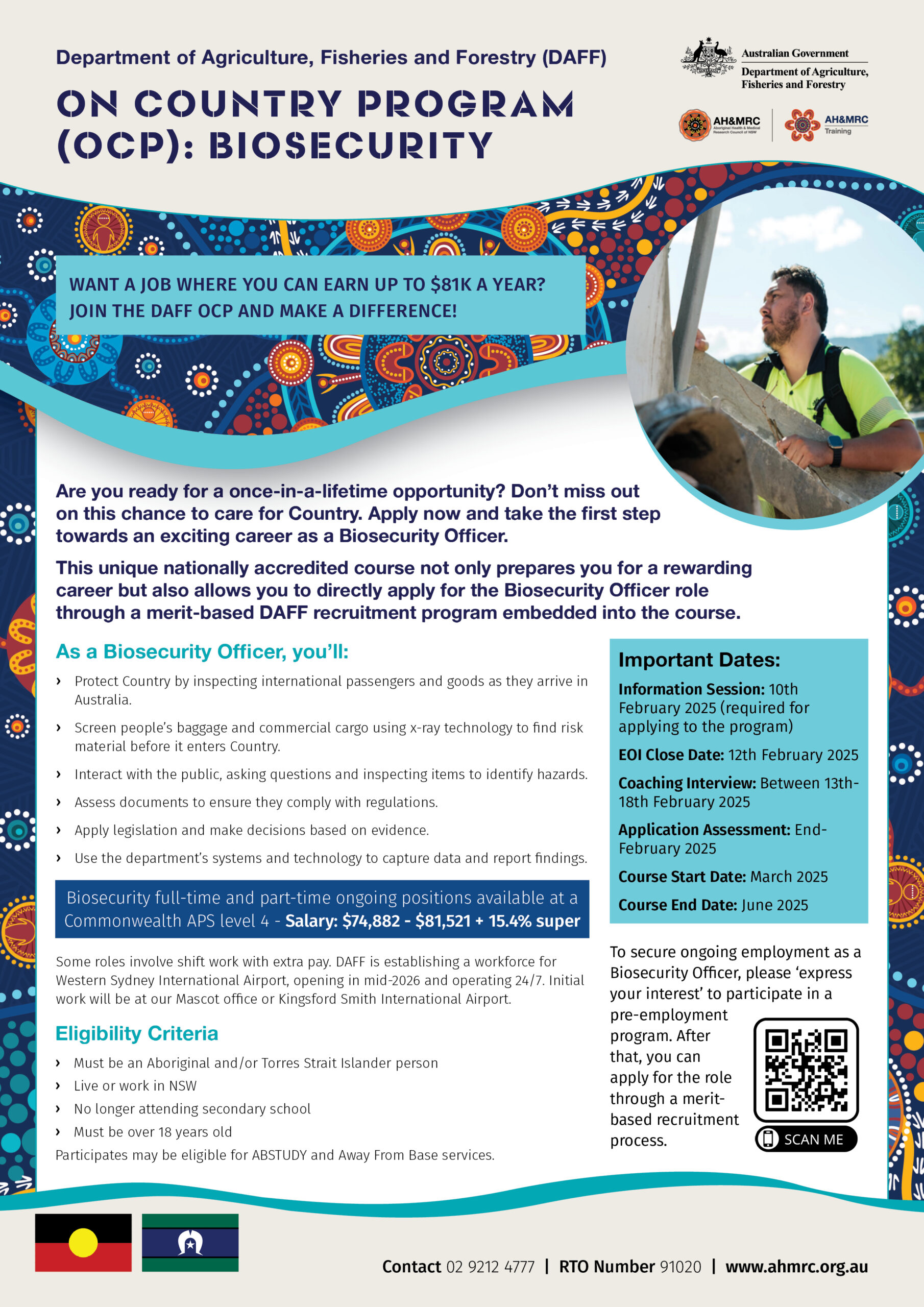 On Country Program (OCP): Biosecurity - AH&MRC